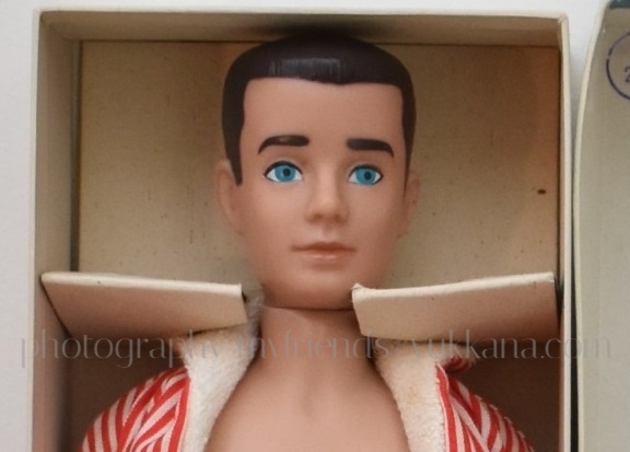 How 1963 1st version #750 Ken's face is drawn | My Friends/yukkana.com